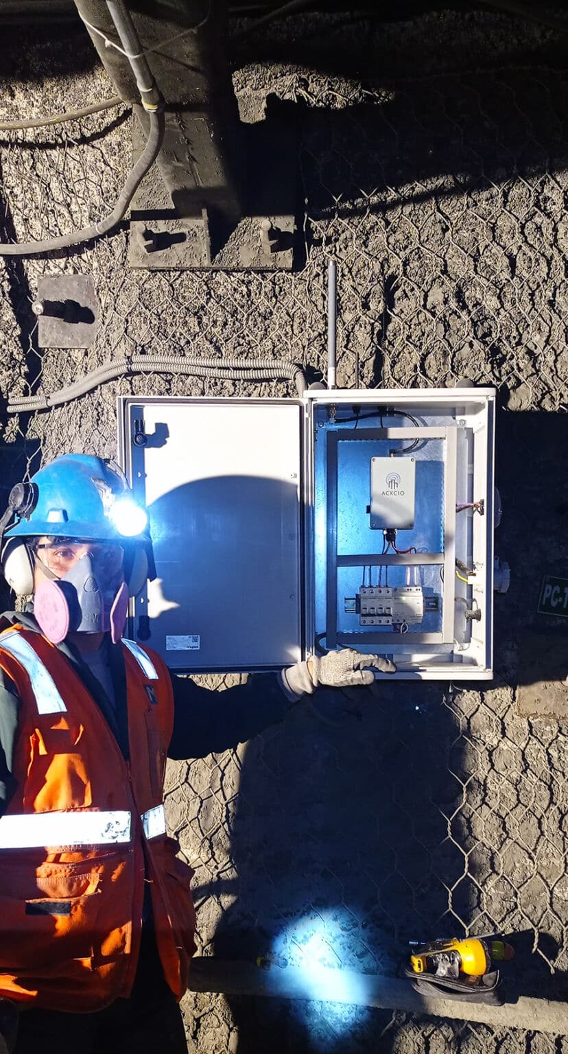 Dependable Underground Monitoring of a Peruvian Mine - Ackcio